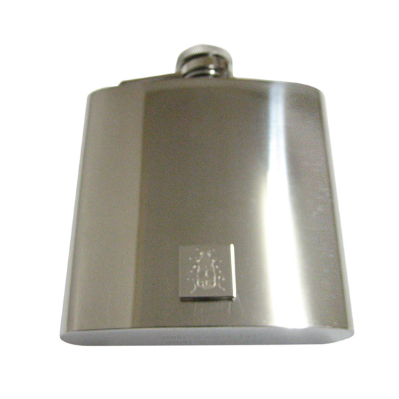 Kiola Designs | Other | Silver Toned Etched Beetle Insect 6oz Flask ...